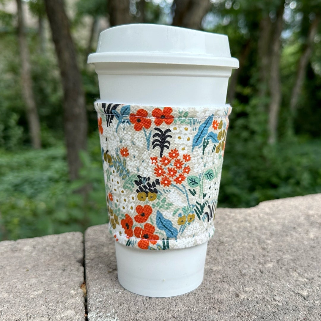 Hot or Iced Fabric Coffee Cozy / Cup Sleeve / Coffee Sleeve / Rifle ...