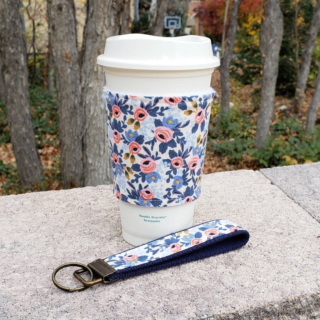 Coffee Cup Sleeve / Coffee Cozy / Key Fob / Keychain / Wristlet ...