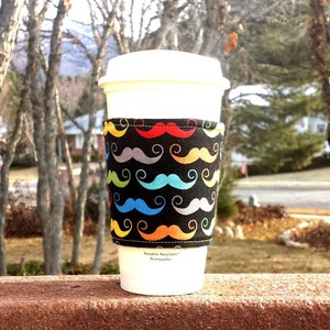Fabric Coffee Cozy / Coffee Cup Holder / Coffee Sleeve / Tea Sleeve ...