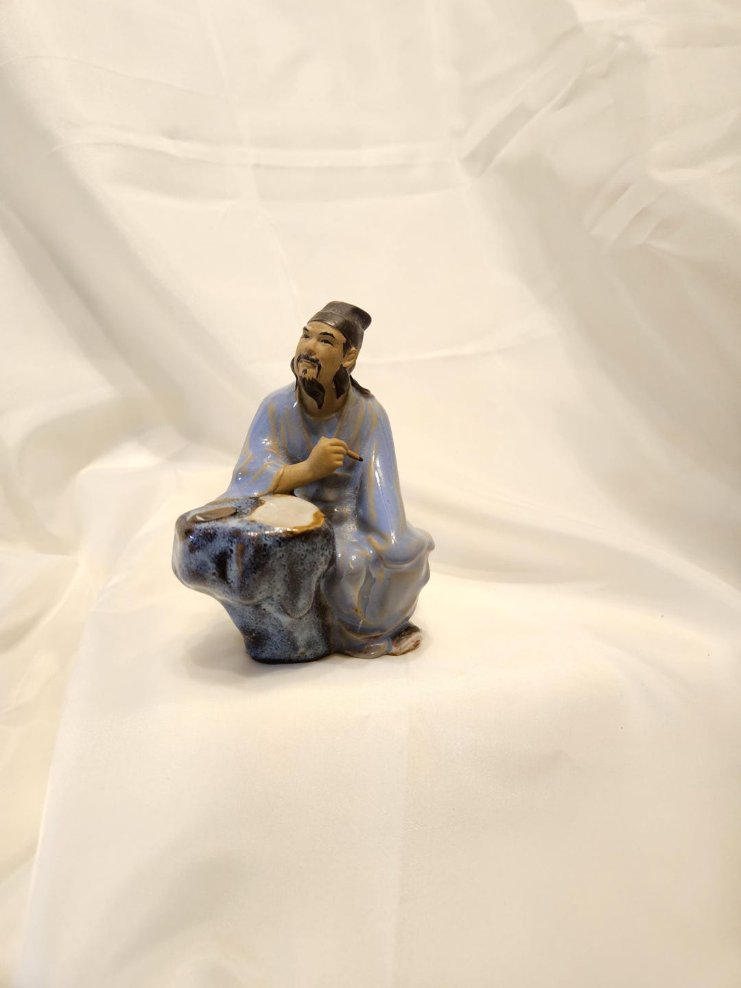 Chinese Shiwan Mudman Scholar Writer Scribe Figurine - Etsy