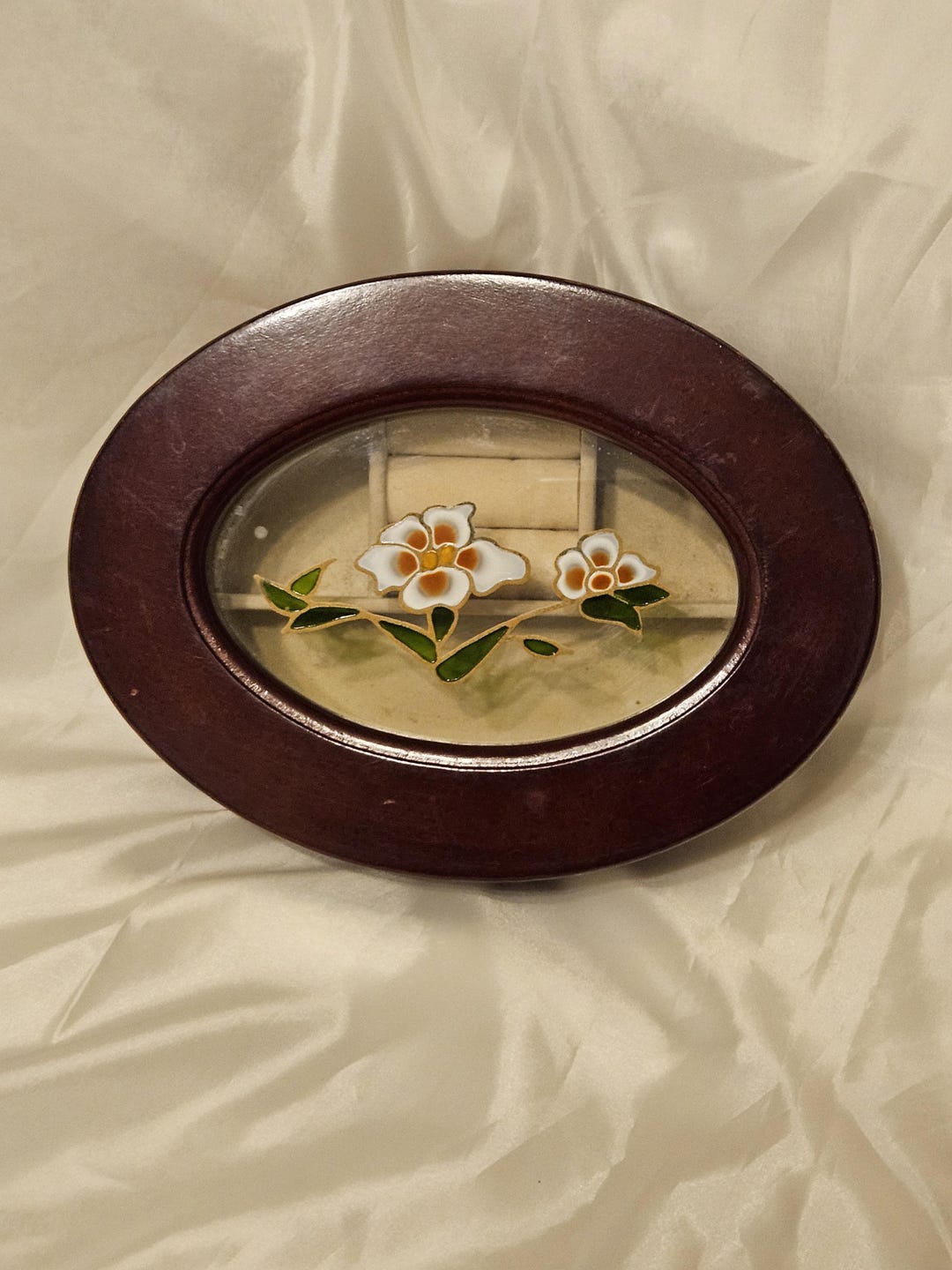 Mele Cherry Wood Stained Glass Jewelry Box - Etsy