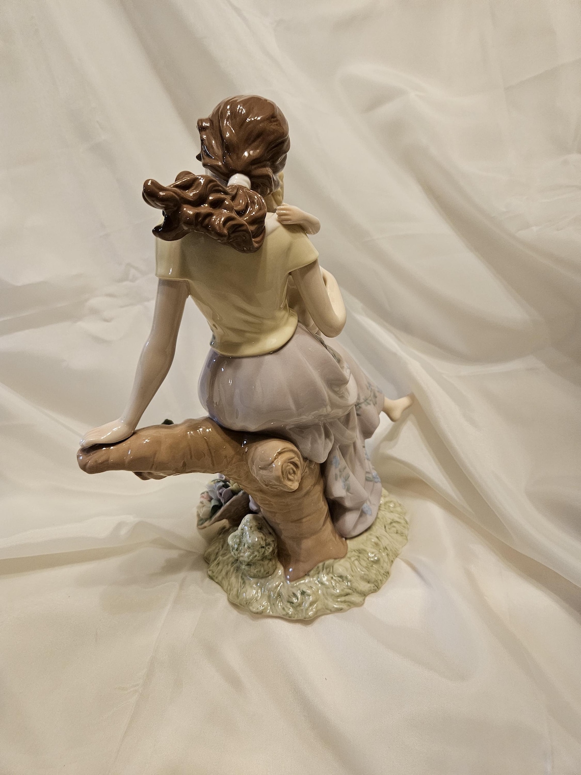 Mother and Child Ceramic Art Sculpture Elegant Home Decoration Figurine ...
