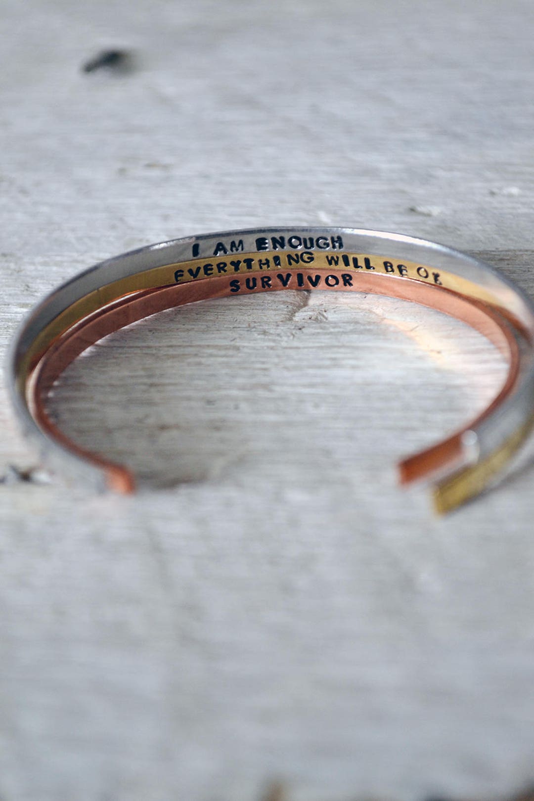 Hidden Message Bracelet - Secret Message Bracelet - Personalized ...