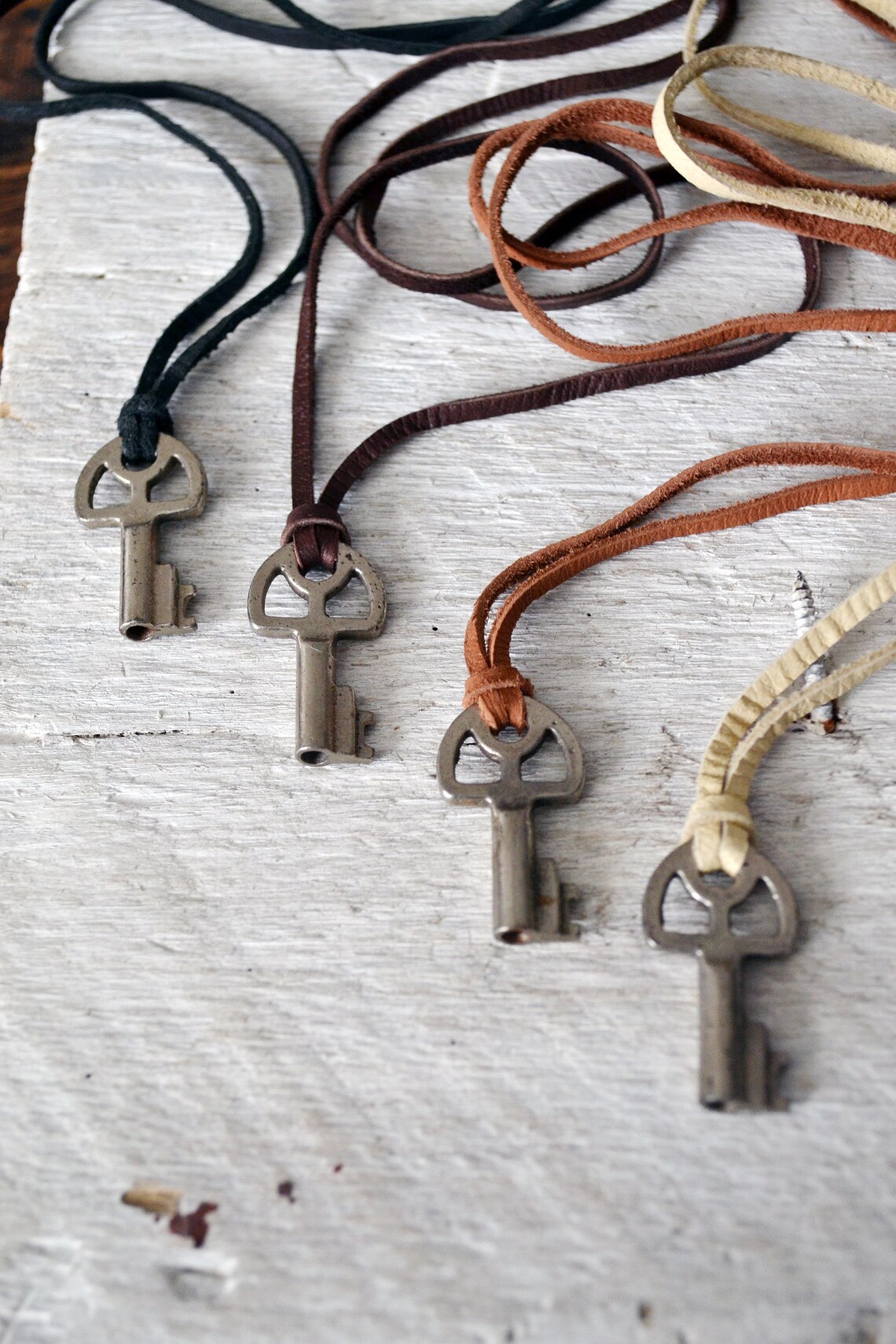 Vintage Skeleton Key Necklace Real Skeleton Key Pendant | Etsy