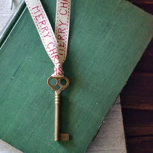 Antique Christmas Key - Santas Magic Key - Skeleton Key Christmas ...