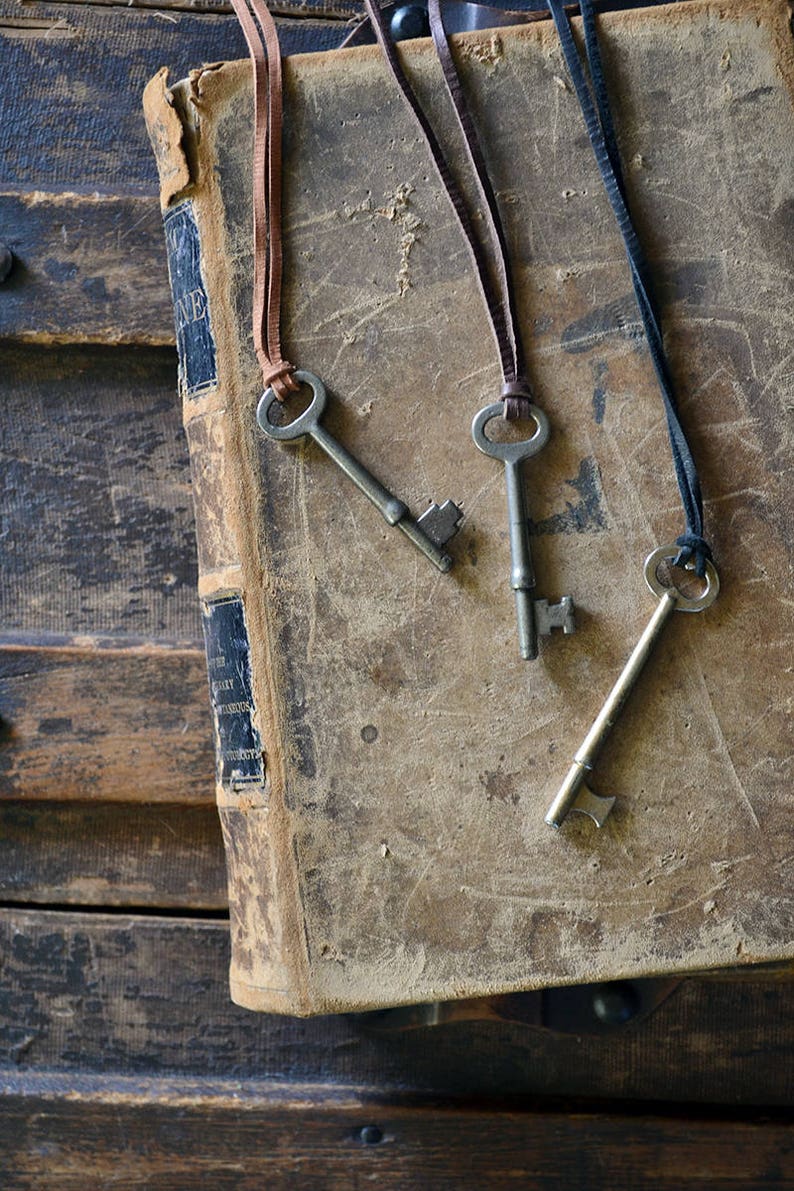 Skeleton Key Necklace Mystery Key Necklace Vintage | Etsy