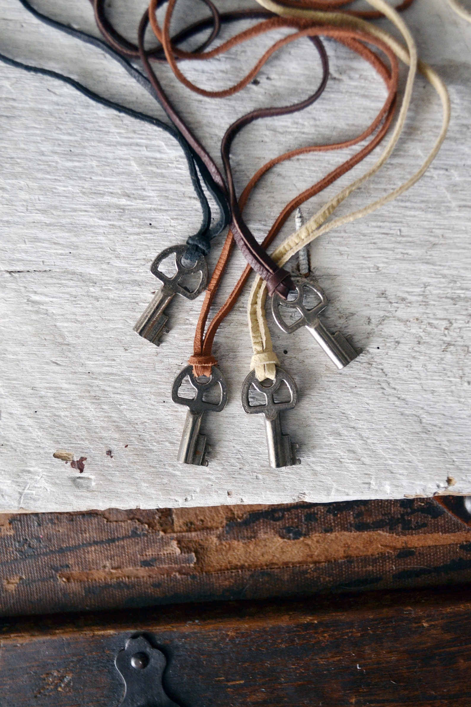 Vintage Skeleton Key Necklace Real Skeleton Key Pendant | Etsy
