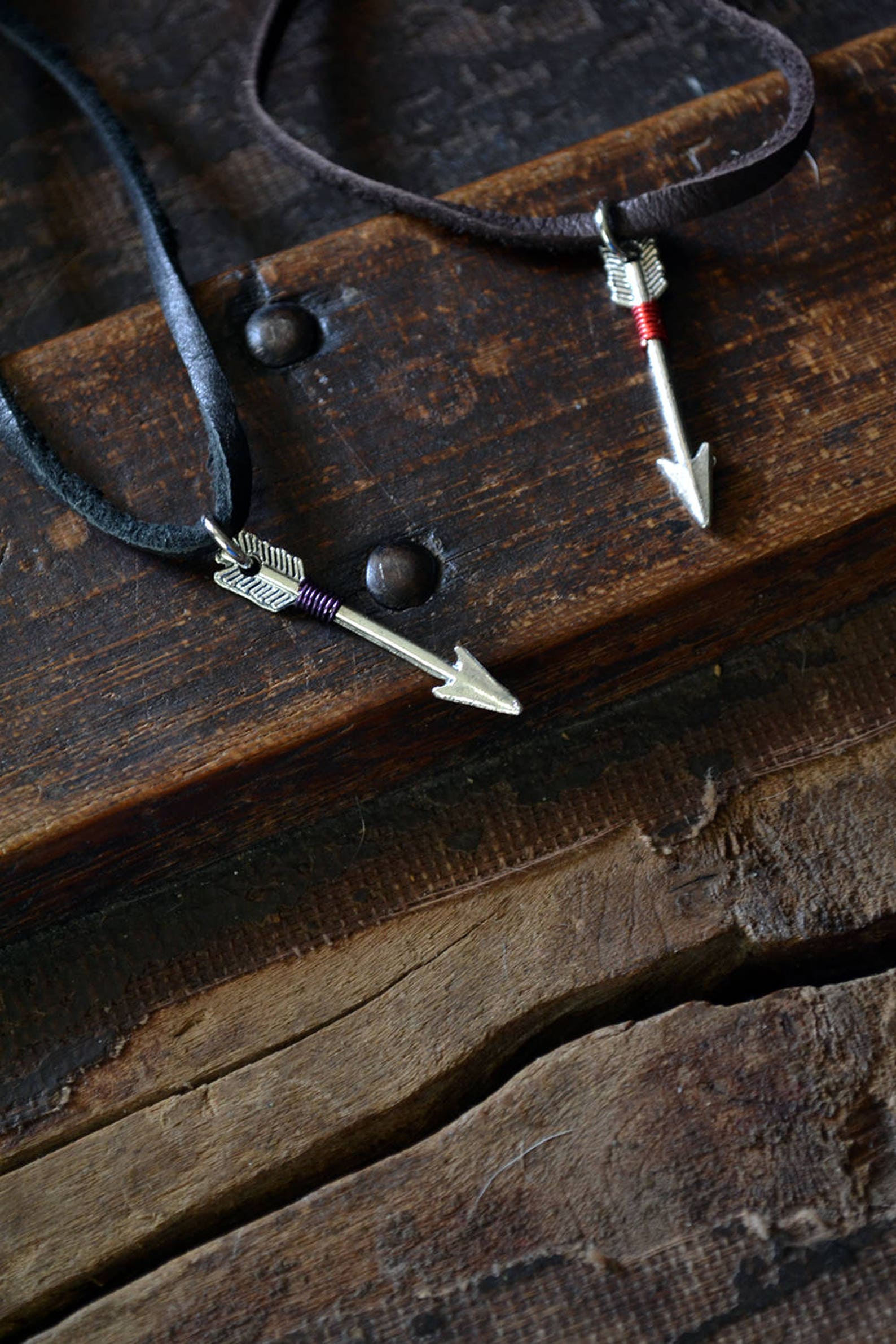 Lucky Arrow Necklace - Silver Arrow Necklace - Wire Wraped Arrow ...