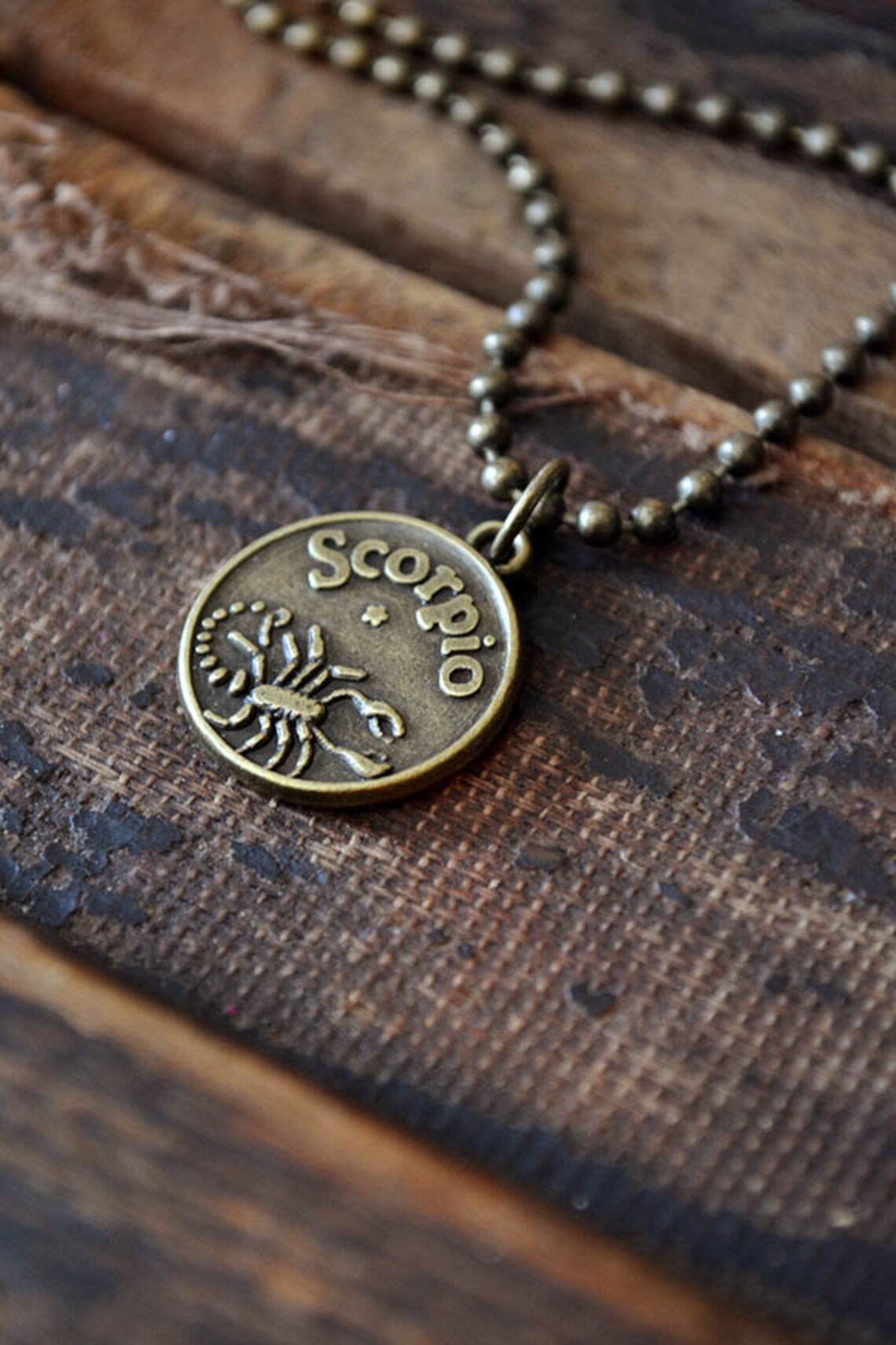 Basic Zodiac Necklace Ball Chain Necklace Choose Your Sign - Etsy