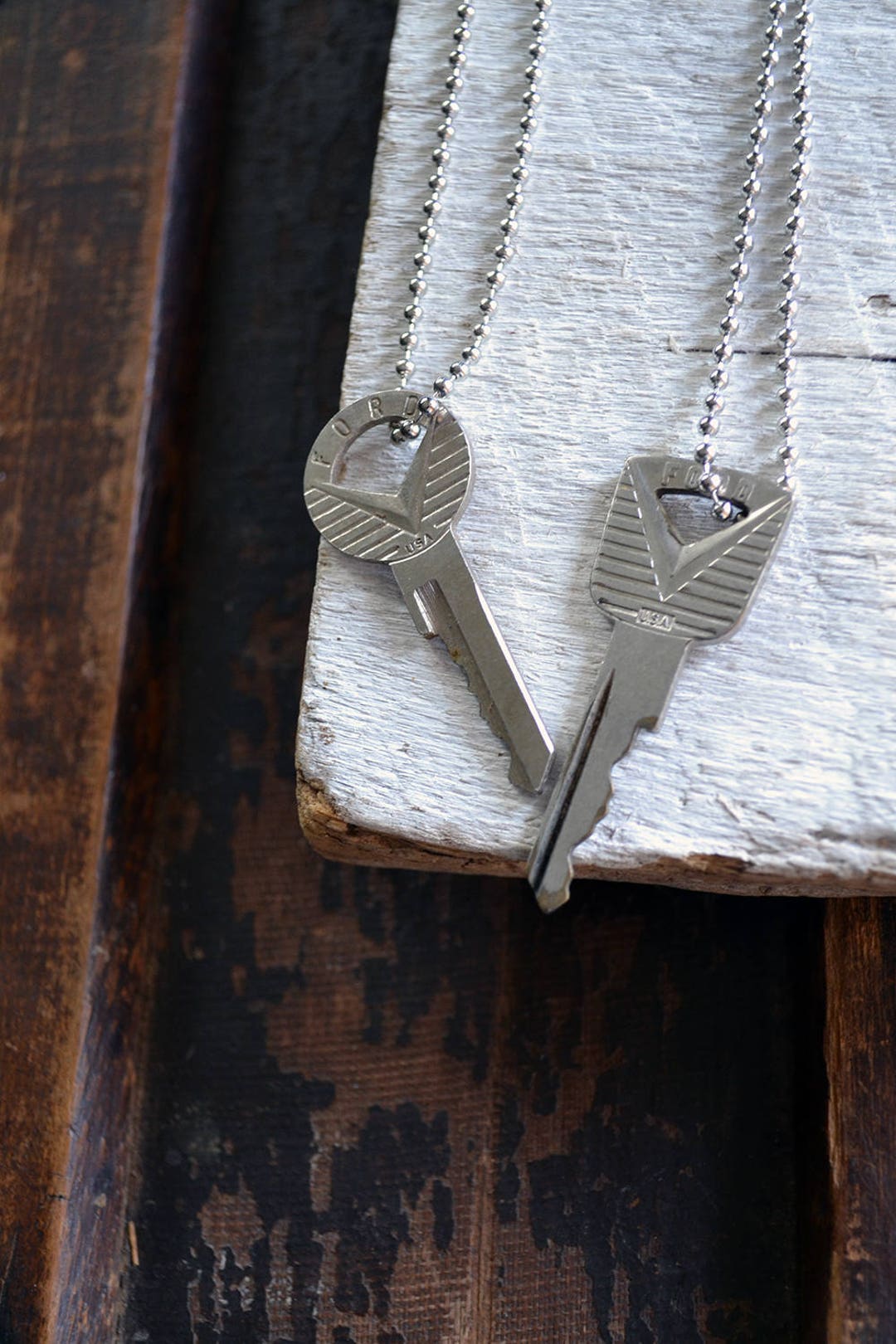 Vintage Ford Key Necklace - Ford Necklace - Men's Necklace - Repurposed ...