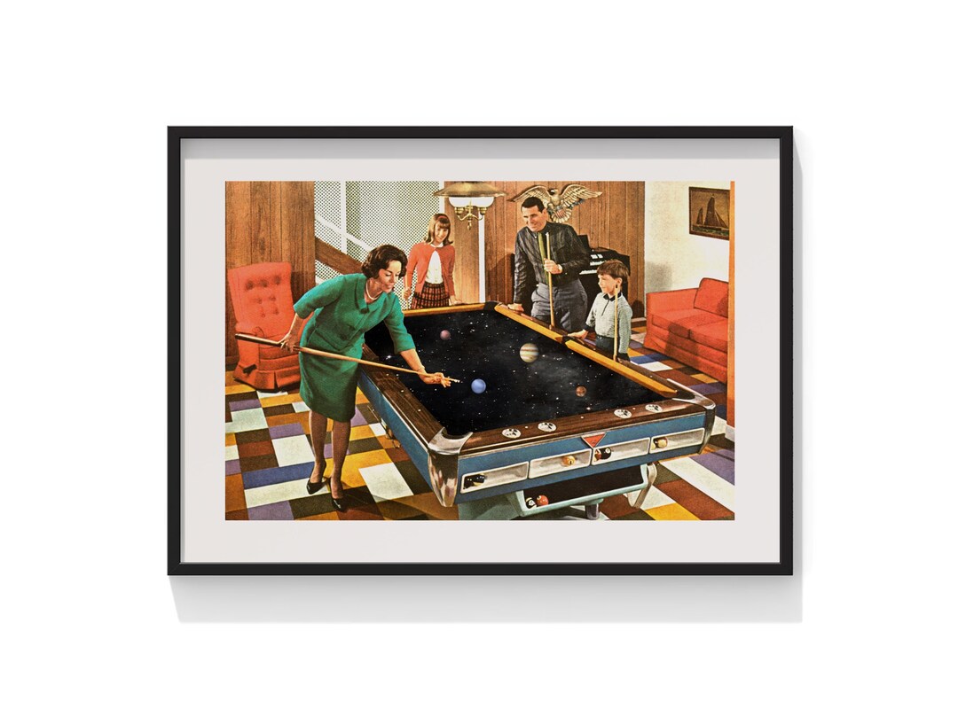 Retro Surrealist Collage Art | Premium Art Print | Surreal Home Decor ...