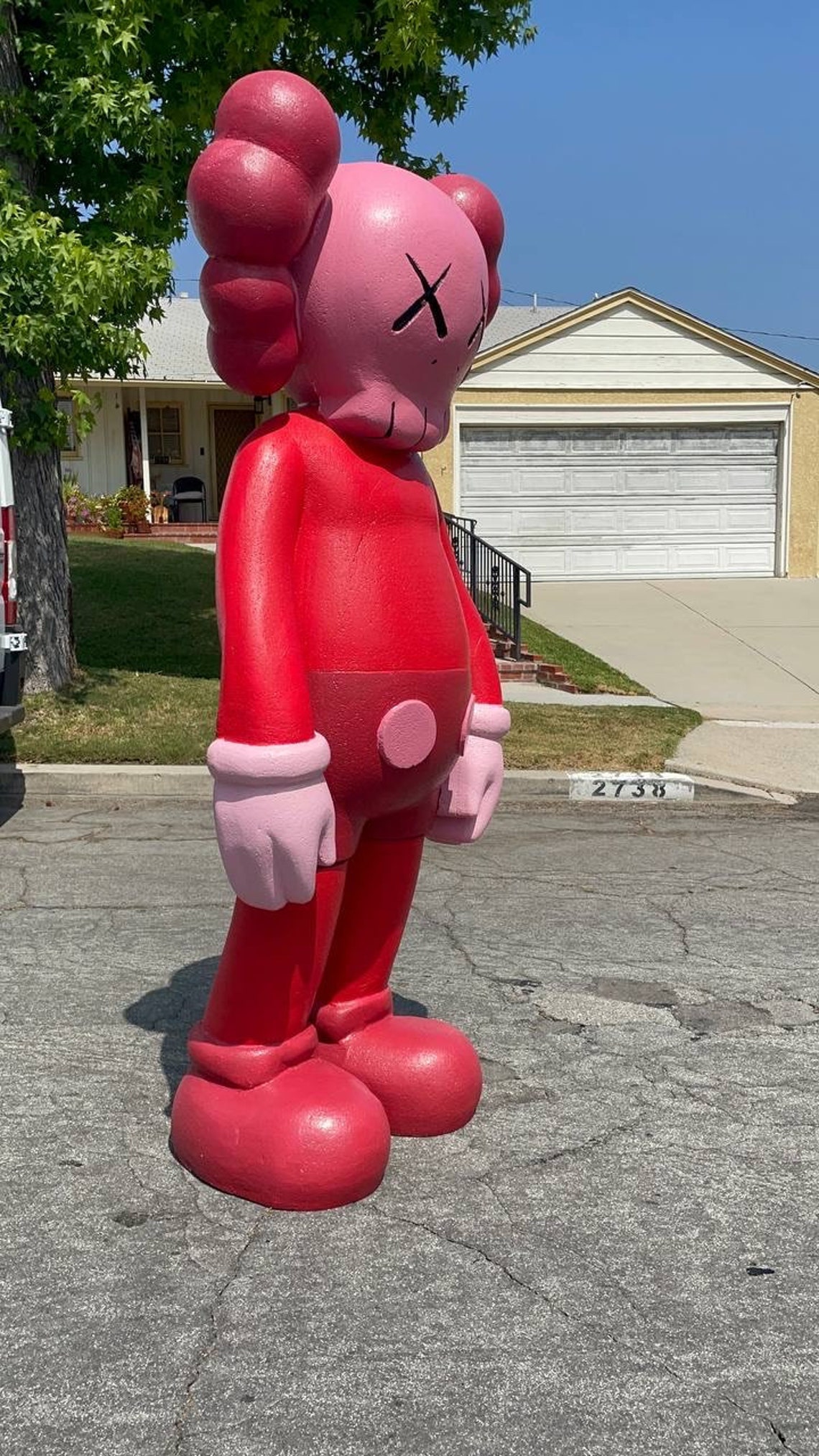 7 FEET Tall Life Size Kaws Inspired Figure for Interior and Exterior ...