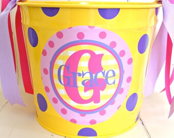 Happy Happy Birthday Personalized Metal Bucket, Birthday Gift ...