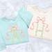 Monogram Bow Sweatshirt for Girls | Custom Initial Crewneck - Etsy