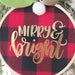 Buffalo Check Ornament Christmas Ornament Merry and Bright Farmhouse ...