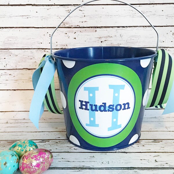 Metal Easter Bucket - Etsy
