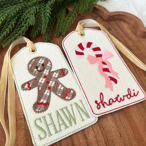 Personalized Candy Cane Stocking Tag – Holiday Keepsake Ornament - Etsy