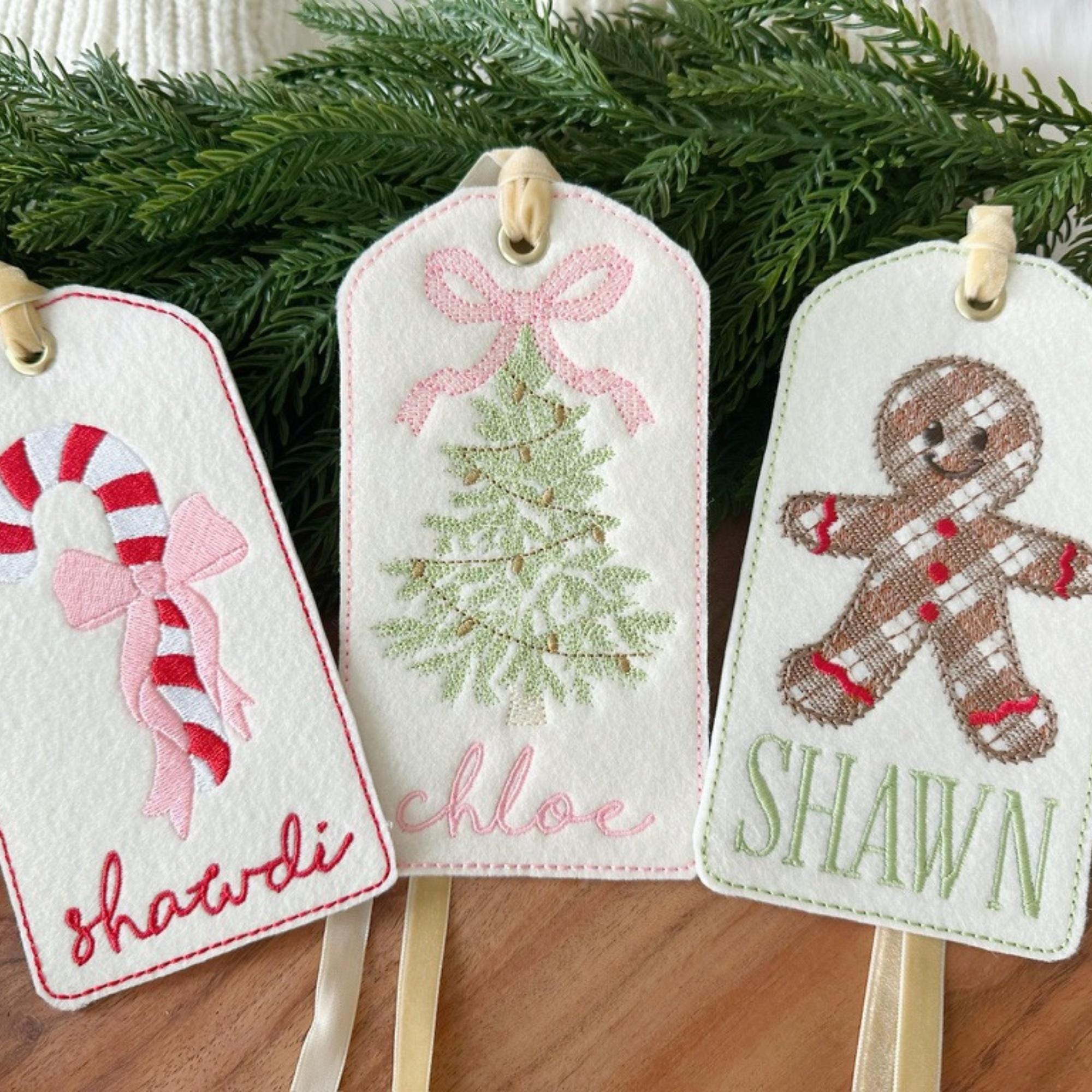 Personalized Candy Cane Stocking Tag – Holiday Keepsake Ornament - Etsy