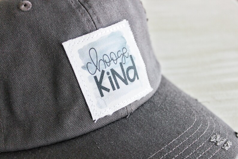 Custom Distressed Baseball Hat With Printed Patch | Etsy