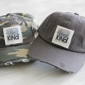 Custom Distressed Baseball Hat With Printed Patch - Etsy