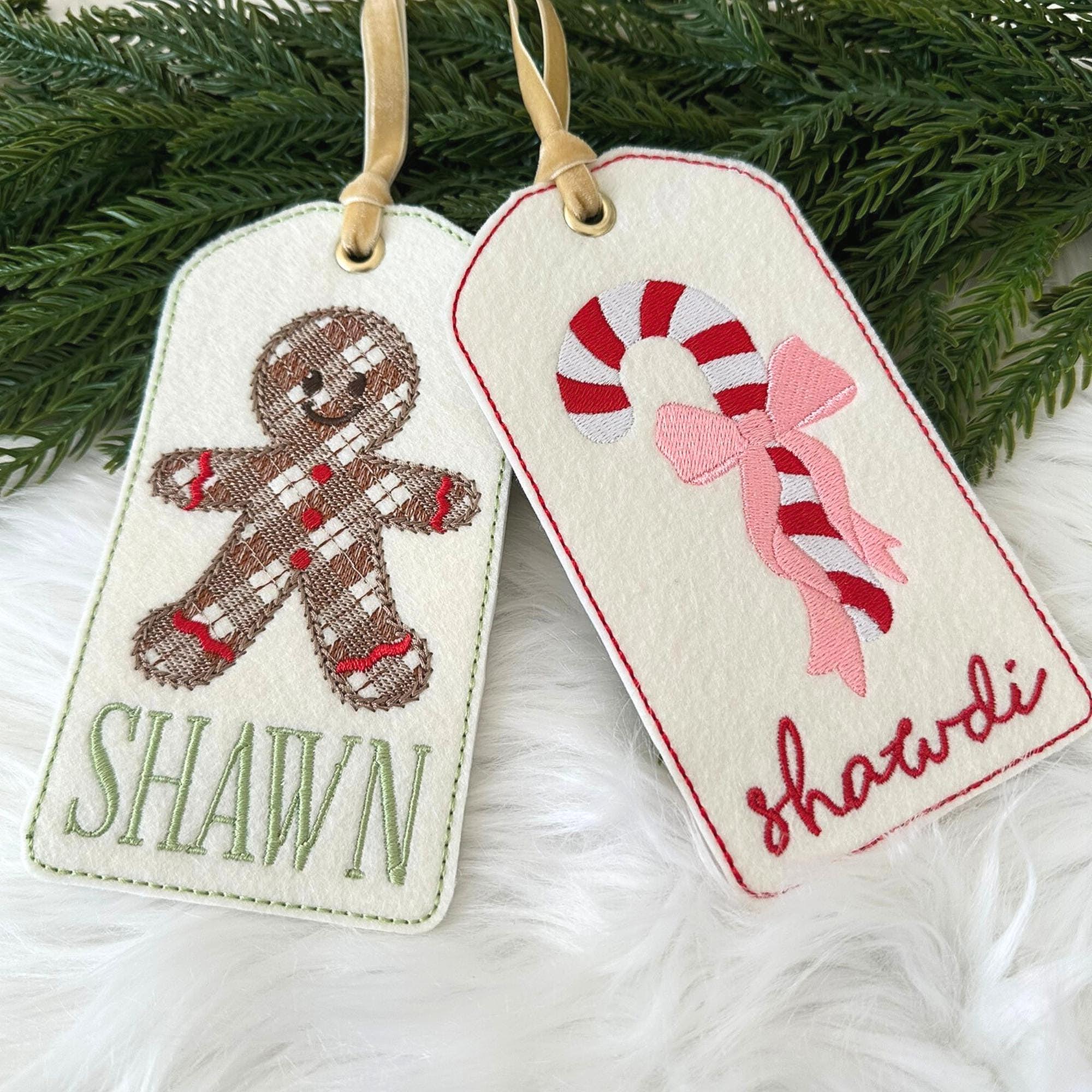 Personalized Candy Cane Stocking Tag – Holiday Keepsake Ornament - Etsy
