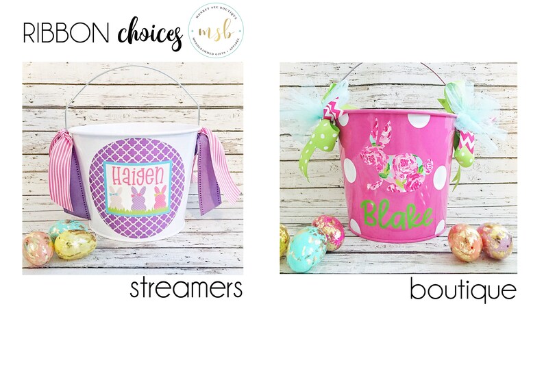 Personalized Boys Blue Easter Pail - Etsy