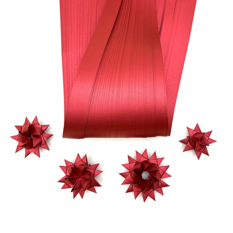 Metallic Red Christmas Tree Garland - Etsy