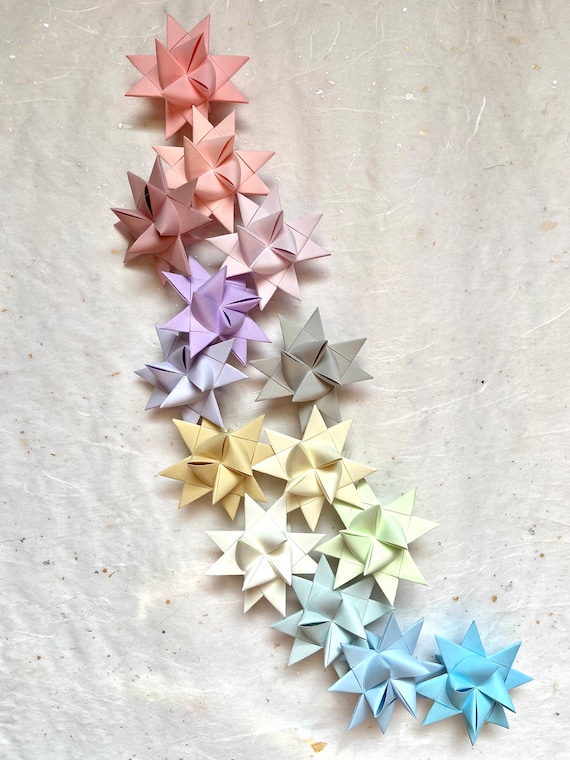 Moravian Star Origami Kraft~ Froebel Moravian German Star Paper