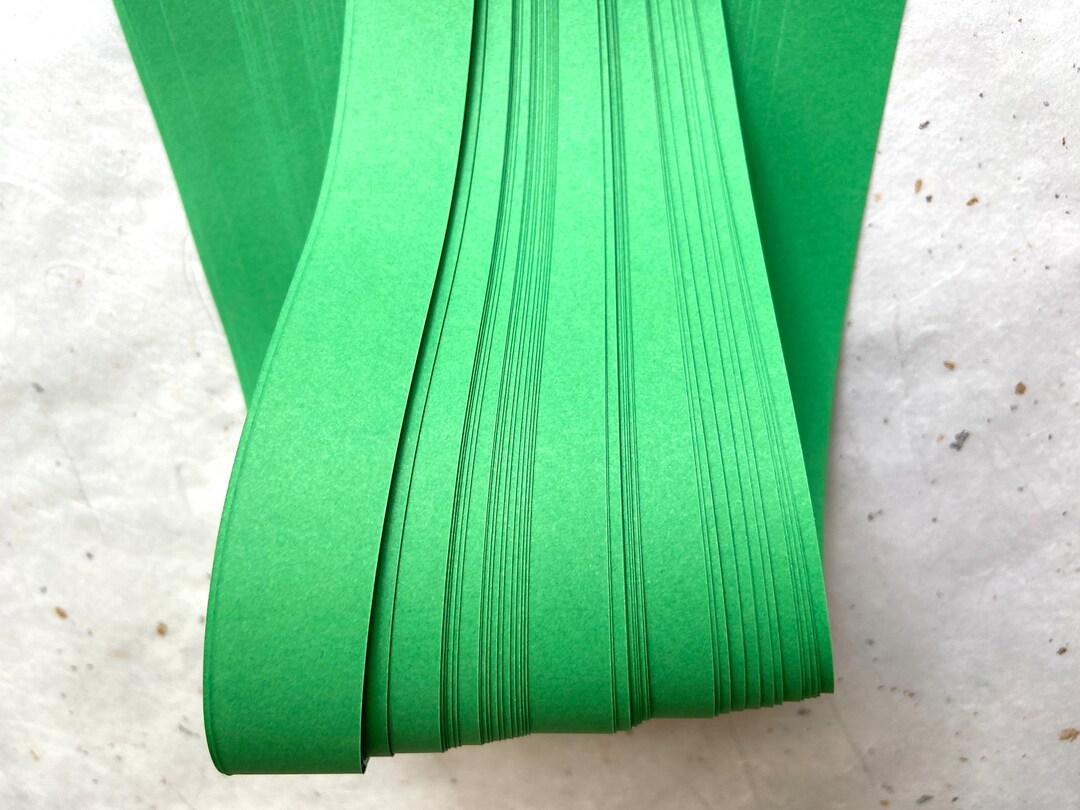 Green Froebel Moravian German Star Paper Strips Origami Ornaments ...