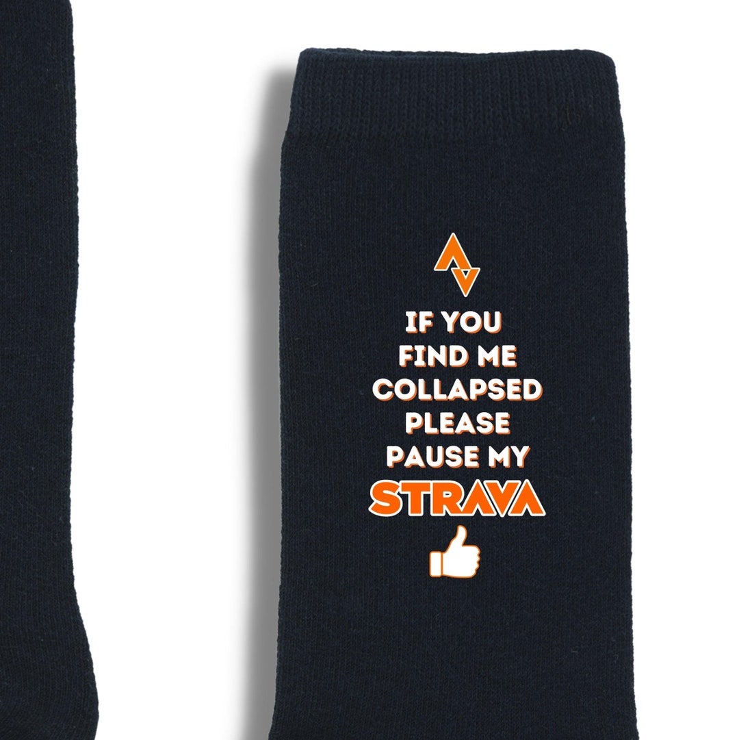 Please Pause My Strava Socks: Funny Runner Gift - Etsy UK