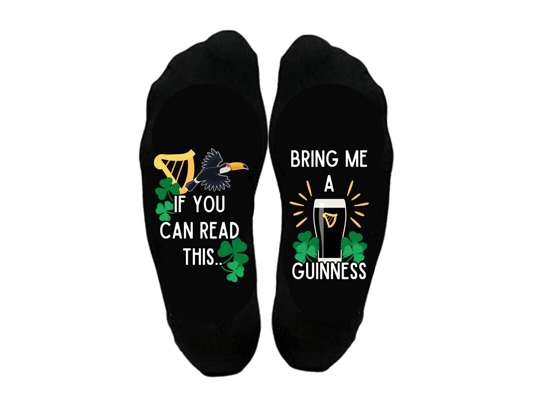 Bring Me Guinness Socks for Beer Lover Socks Christmas Present Gift ...
