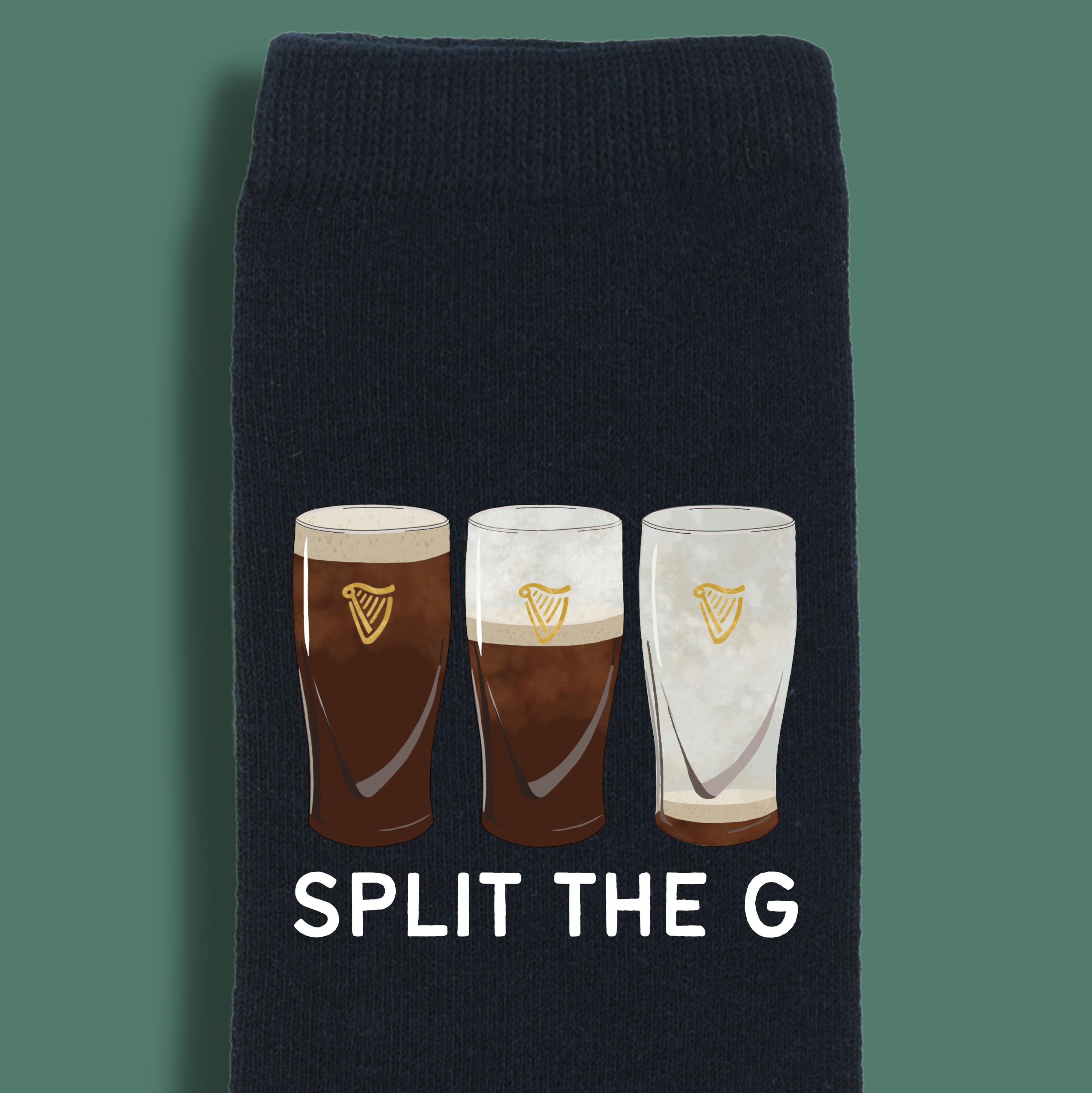 Split the G Guinness Inspired Socks: Split the G Guinness Gift Beer ...