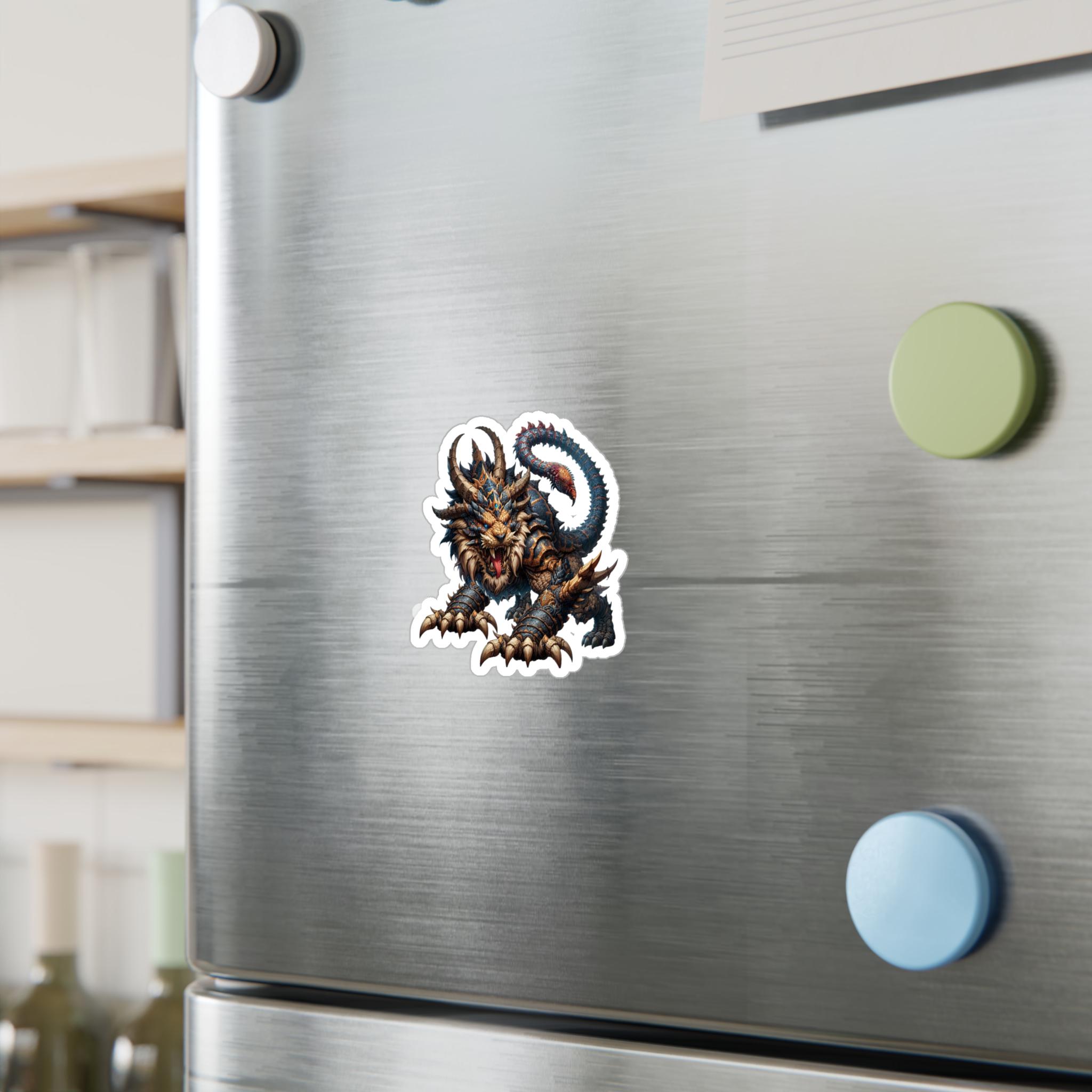 Folklore Tarasque Sticker Unique Monster Collectable Gift Mystical ...