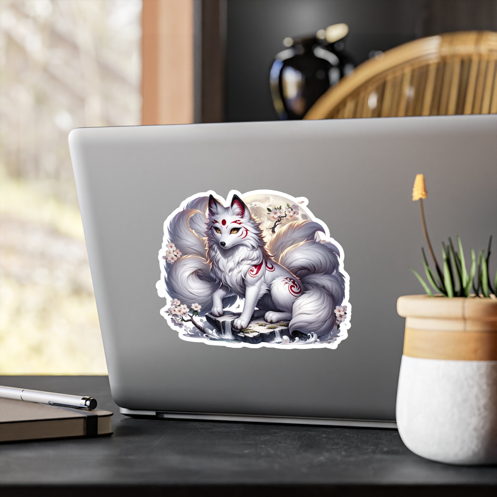 Folklore Kitsune Sticker Unique Monster Collectable Gift Mystical ...