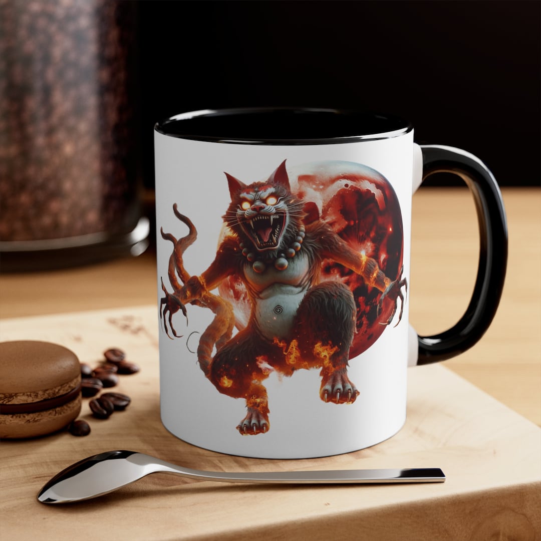 Folklore Nekomata Accent Mug Unique Monster Collectable Gift Mystical ...