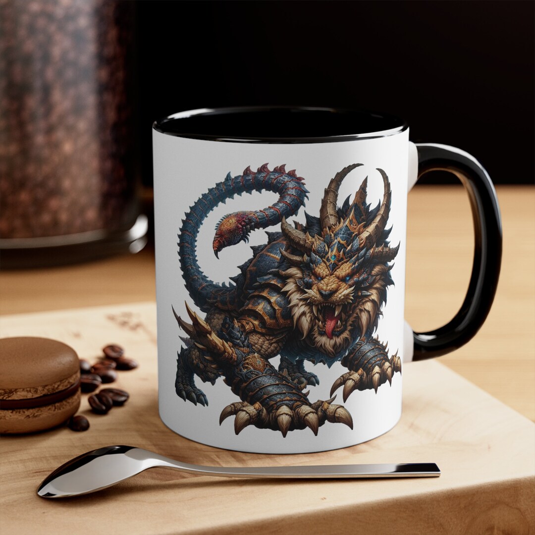 Folklore Tarasque Accent Mug Unique Monster Collectable Gift Mystical ...