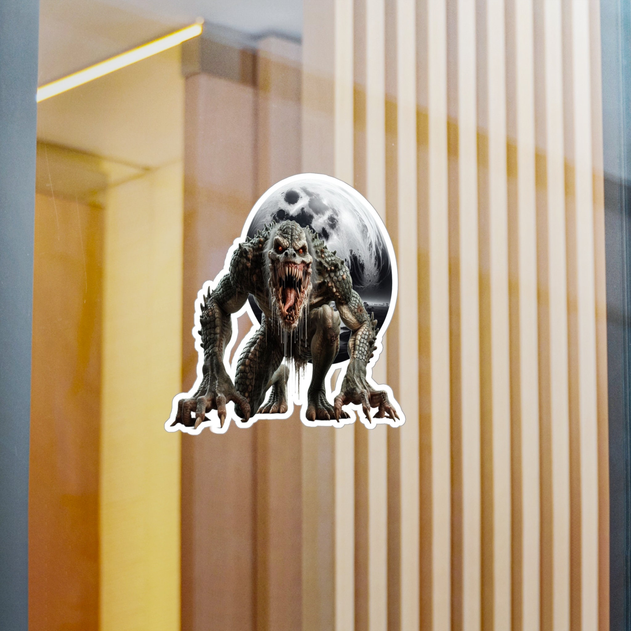 Folklore Bunyip Sticker Unique Monster Collectable Gift Mystical ...