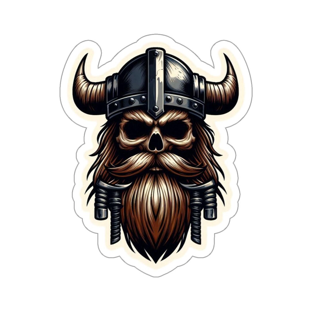 Viking Die-cut Stickers Norse Mythology Decals for Laptops, Water ...