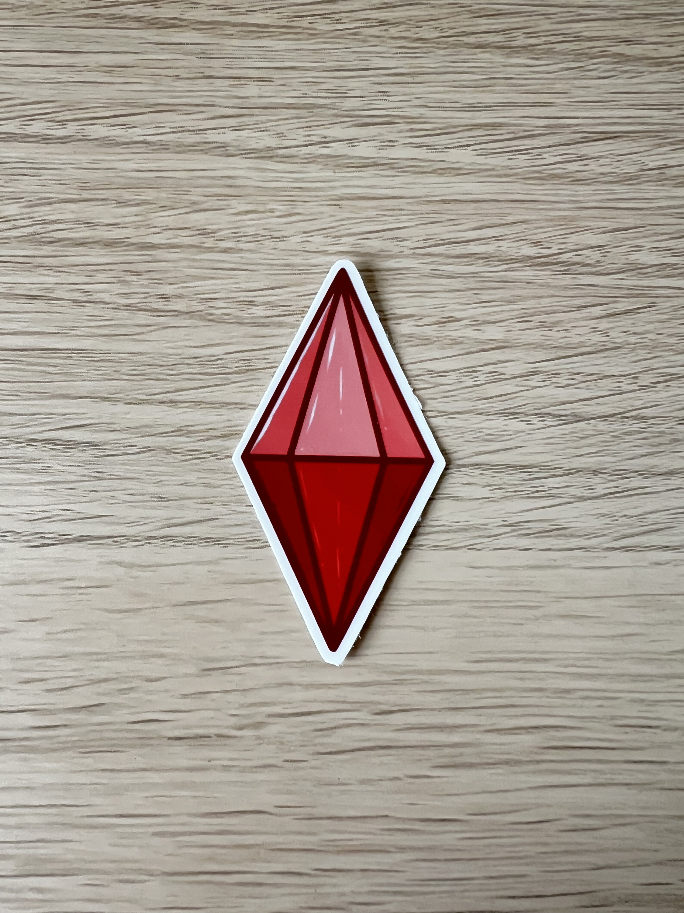 Sims Inspired Cute Plumbob 2 Inch Stickers | Multicolor | Super Glossy ...