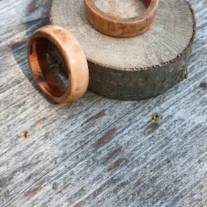 Hand Carved Hazelnut Ring - Etsy