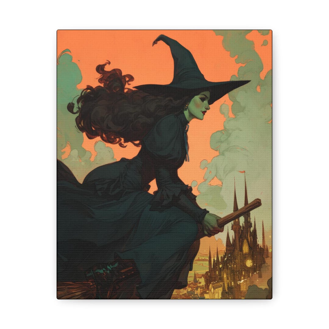 The Wicked Witch of the West - Gallery Wrapped Canvas - Fairy Tale ...