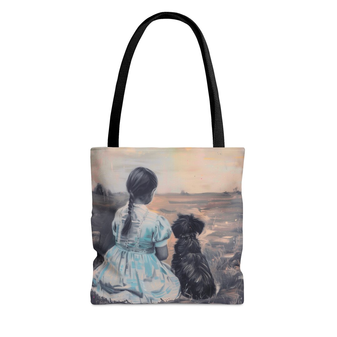Dorothy Gale of Kansas and Toto Tote Bag - Large Medium Small Faith Art ...