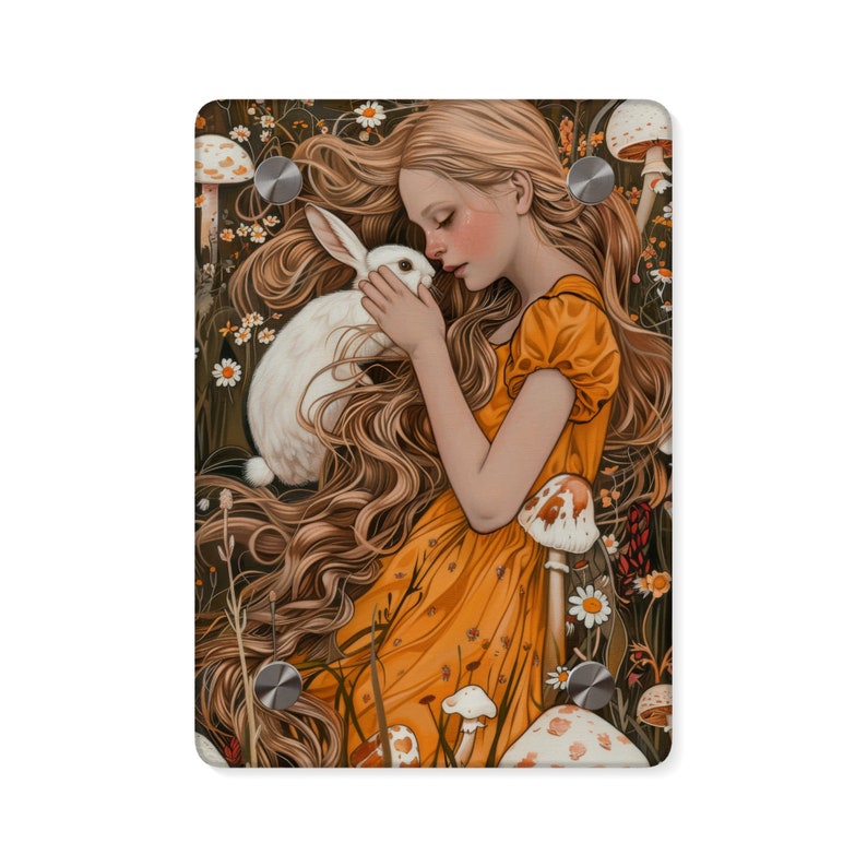 Alice and the White Rabbit Acrylic Wall Art Panel - Ready to Hang ...