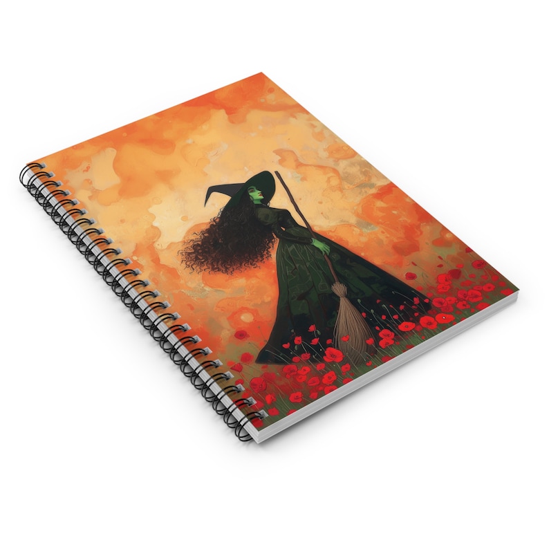 Wicked Witch of the West / Elphaba Spiral Journal - Fairy Tale Fantasy ...