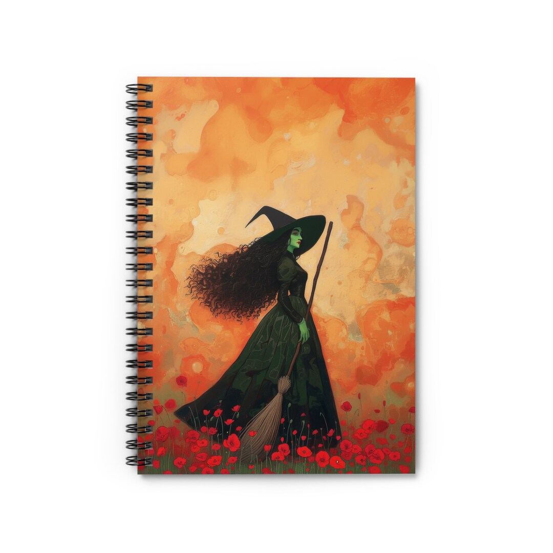 Wicked Witch of the West / Elphaba Spiral Journal - Fairy Tale Fantasy ...