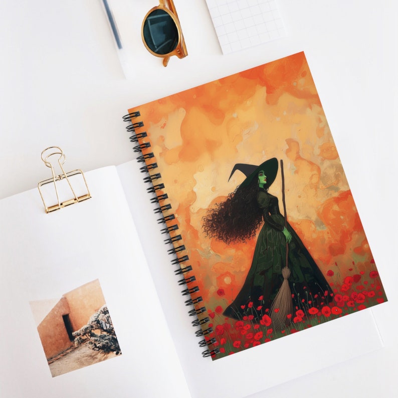 Wicked Witch of the West / Elphaba Spiral Journal Fairy Tale Fantasy ...