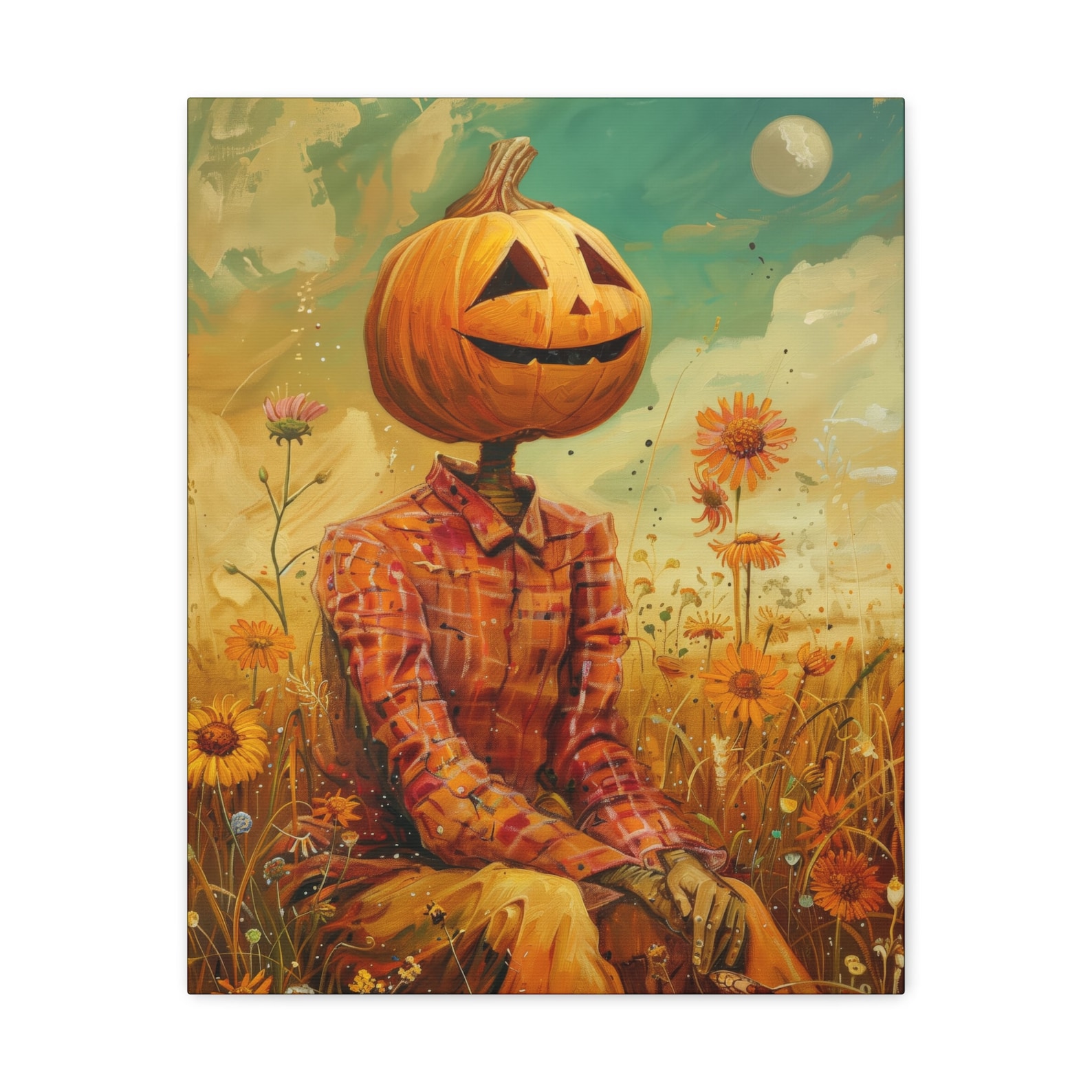 Jack Pumpkinhead of Oz - Gallery Wrapped Canvas - Fairy Tale Fantasy ...