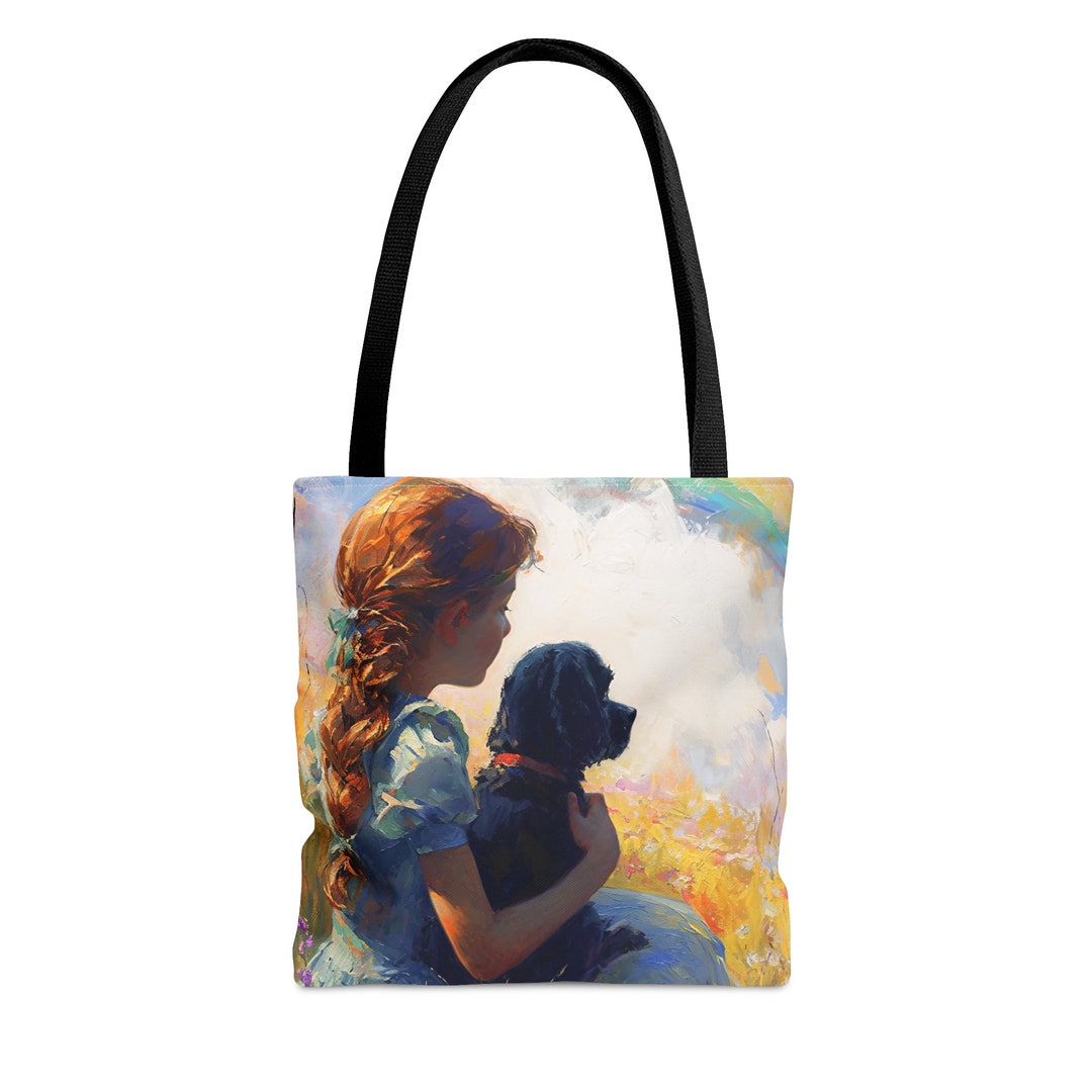 Dorothy Gale of Kansas and Toto Tote Bag - Large Medium Small Faith Art ...