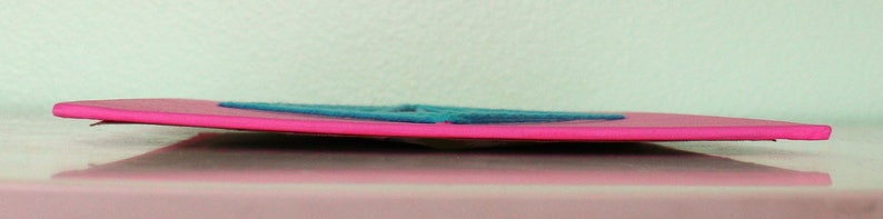 Hot Pink and Bright Blue Midcentury Modern Geometric String - Etsy