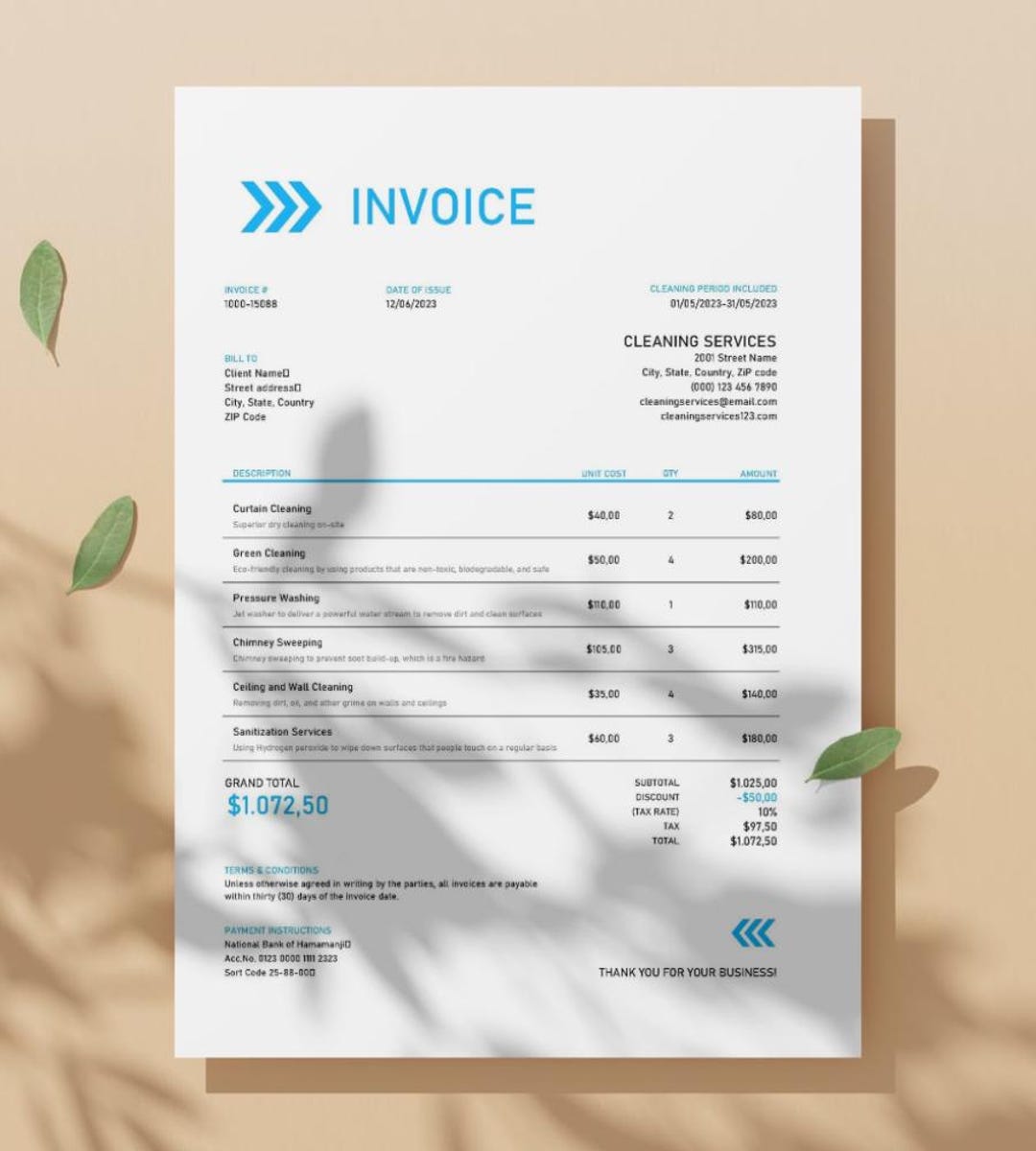 Invoice Excel Plantilla De Factura Profesional En Excel Interactive ...